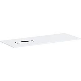 Hansgrohe Xilesa E Konsole 54278700 1375x550mm, ohne Hahnloch, Ausschnitt links, mattweiß