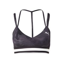 Puma Sport-BH Damen Gr&ouml;&szlig;e L dunkelgrau / schwarz / wei&szlig;