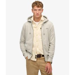 Superdry Men's Essential Logo Zip-hoodie mit Angerauter Innenseite Grau - Gr&ouml;&szlig;e: Xxl 1040607000923D6V005