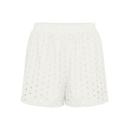 Pieces Shorts 'Højtaljede' Damen Größe 34 naturweiß