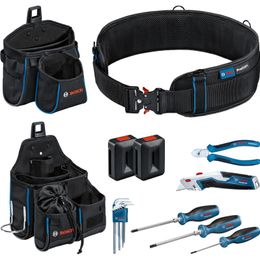 Bosch Professional, Werkzeugkoffer, 1600A02H5C Handwerker, Heimwerker, KFZ, Elektriker, Sanitär, Profi Werkzeugtasch (17 Teile)