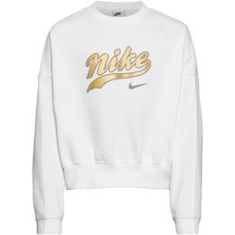Nike Nsw Trend Sweatshirt M&auml;dchen - beige - Gr. 158/164 - Baumwolle/Polyester
