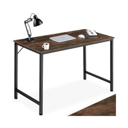 TecTake&reg; Schreibtisch, Industrial Style, gro&szlig;e Beinfreiheit, H&ouml;he 75,5 cm