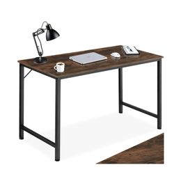 TecTake&reg; Schreibtisch, Industrial Style, gro&szlig;e Beinfreiheit, H&ouml;he 75,5 cm
