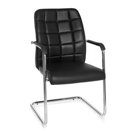 hjh OFFICE Freischwinger FLEXO V Kunstleder mit Armlehnen