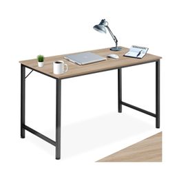 TecTake&reg; Schreibtisch, Industrial Style, gro&szlig;e Beinfreiheit, H&ouml;he 75,5 cm