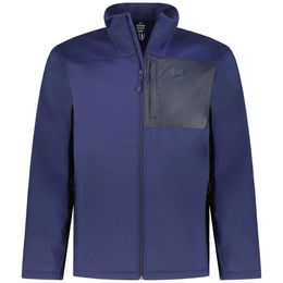 Große Größen Under Armour Softshelljacke, winddicht und wasserabweisend Farbe blau Größe: 4XL