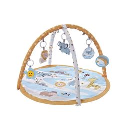 Chipolino Spielbogen Tiere, Musikfunktion, 5 H&auml;ngespielzeuge, Krabbeldecke beige