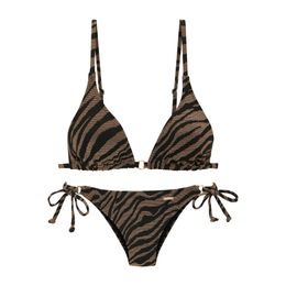 Bruno Banani Bikini Damen Gr&ouml;&szlig;e M braun / schwarz