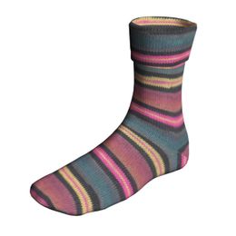 Sockenwolle Super Soxx Color Disco Soxx 4-fach von Lang Yarns, Last Dance, aus Schurwolle