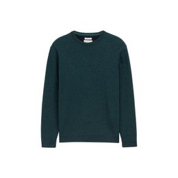 Tom Tailor Herren Strickpullover aus Baumwolle, gr&uuml;n, Meliert, Gr. XL