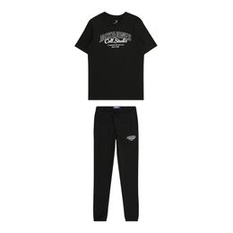Jack & Jones Jack & Jones Junior Set: T-Shirt und Hose 'JJMAKOTO' Jungen Größe 128 schwarz / weiß