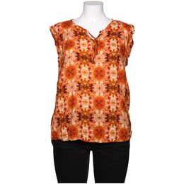 Cartoon Bluse Damen Größe XL Second Hand orange