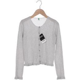 United Colors Of Benetton Strickjacke Damen Größe XS Second Hand silber