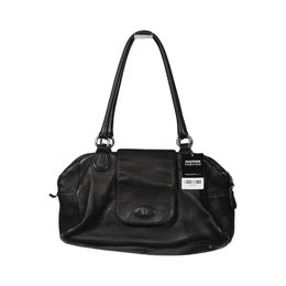 Aigner Handtasche gross Leder Damen Größe One Size Second Hand schwarz