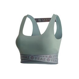 YEAZ Sporttop 'REVOLUTE' Damen Gr&ouml;&szlig;e XS grau / jade