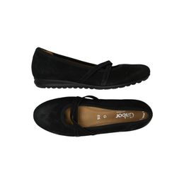 Gabor Ballerina Damen Größe 38.5 Second Hand schwarz