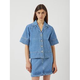 Y.A.S YAS Bluse 'YASCECI' Damen Gr&ouml;&szlig;e S blue denim