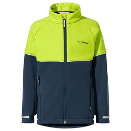 Vaude Sportjacke 'Qimsa' Jungen Gr&ouml;&szlig;e 158/164 dunkelblau / neongr&uuml;n