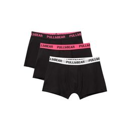 Pull&Bear Pull&bear Boxershorts Herren Gr&ouml;&szlig;e L grau / magenta / schwarz / wei&szlig;