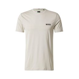 BOSS Funktionsshirt Herren Gr&ouml;&szlig;e XL beige / hellbeige / schwarz