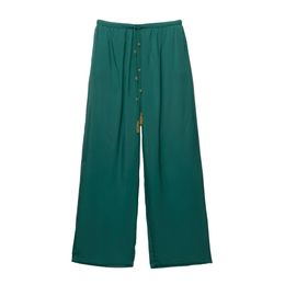 Pull&Bear Pull&bear Hose Damen Gr&ouml;&szlig;e 40 dunkelgr&uuml;n