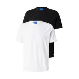 Hugo T-Shirt 'Naolo' Herren Gr&ouml;&szlig;e XXXL blau / schwarz / wei&szlig;
