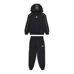 Nike Sportswear Jogginganzug 'CLUB FLC' Jungen Gr&ouml;&szlig;e 138/147 schwarz / wei&szlig;