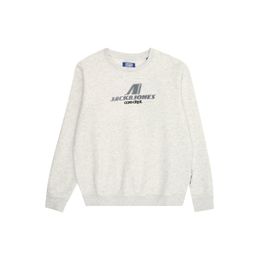 Jack & Jones Jack & Jones Junior Sweatshirt 'JCOTier' Jungen Gr&ouml;&szlig;e 140 navy / schwarz / wei&szlig;meliert