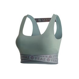 YEAZ Sporttop 'REVOLUTE' Damen Gr&ouml;&szlig;e S grau / jade