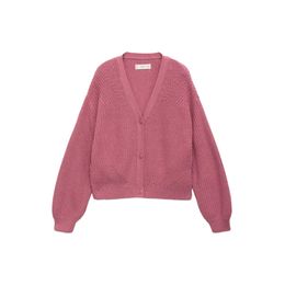 Mango Kids Strickjacke 'ROSE' M&auml;dchen Gr&ouml;&szlig;e 128 pitaya
