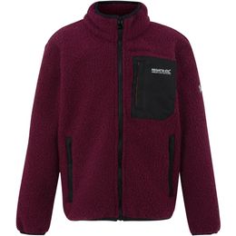 Regatta Frankie Warm Kinder Fleecejacke dunkelrot 116 - Kinderjacken