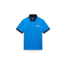 Napapijri Poloshirt 'E-Zeri' Herren Gr&ouml;&szlig;e S blau / navy / wei&szlig;