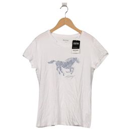 Mustang T-Shirt Damen Größe M Second Hand weiß