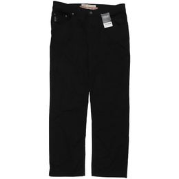 Brax Stoffhose Herren Größe 35 Second Hand schwarz