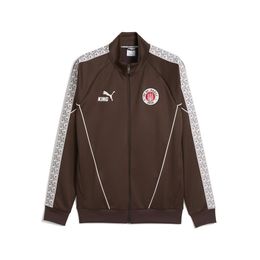 Puma Athletic Jacket 'FC St. Pauli King Anthem' male Brown size XXS