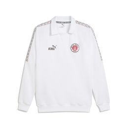 Puma Athletic Sweatshirt 'FCSP KING Drill' male White size XXS