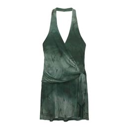 Pull&Bear Pull&bear Dress female Green size XS