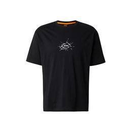 BOSS T-Shirt 'Voyage' Herren Gr&ouml;&szlig;e 6XL schwarz / wei&szlig;