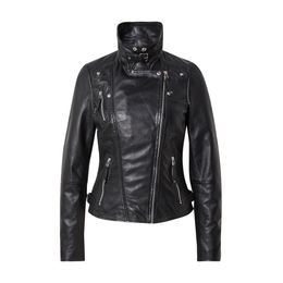 Freaky Nation Lederjacke 'BikerPrincess' Damen Gr&ouml;&szlig;e XXS schwarz