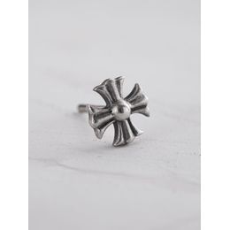Reytel Earring 'CROIX DES TEMPLIERS' male Silver size One Size