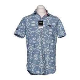 Superdry Hemd Herren Größe L Second Hand blau