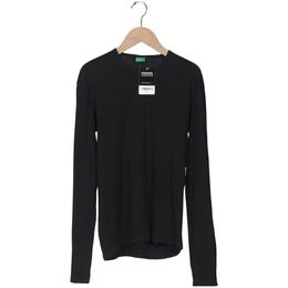 United Colors Of Benetton Langarmshirt Herren Größe M Second Hand schwarz
