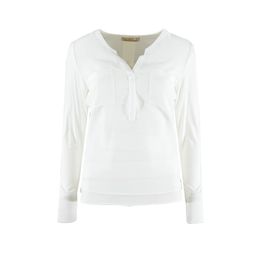 Smith & Soul Smith&Soul Bluse mit langen &Auml;rmeln und seitlichen Schlitzen Damen Gr&ouml;&szlig;e M wei&szlig;