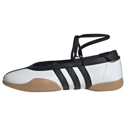 adidas originals Riemchenballerina 'Taekwondo Mei' Damen Gr&ouml;&szlig;e 43/43.5 schwarz / wei&szlig;