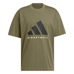 adidas Performance Sportshirt 'Basketball (Gender Neutral)' Herren Größe S oliv / schwarz / weiß