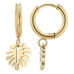 Adelia´s Paar Ohrhänger ADELIA´S "Neuheit 2025 - Damen Ohrhänger aus Edelstahl Ø 8 mm", silber, Ohrringe, Damen, Damen, Edelstahl