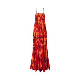 THE-ARE Kleid Damen Größe 36 orange / rot Winterkleid