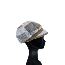 Schirmmütze "Scotswoman", Damen, grau, Kunstfaser, Collezione Alessandro, Mützen
