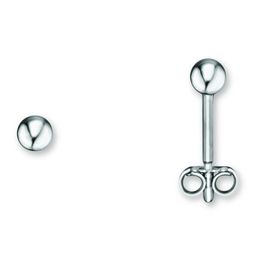 Paar Ohrhänger ONE ELEMENT "Kugel Ohrringe Ohrstecker aus 925 Silber", silber, Ohrringe, Damen, Damen, Silber 925 (Sterlingsilber), Damen Silber Schmuck Kugel